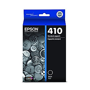Epson T410220 Claria Premium Cyan Ink & 410 Ink Cartridge, Black