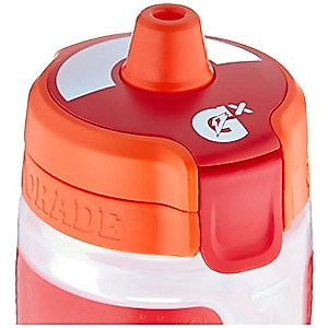 Gatorade Gx Hydration System, Non-Slip Gx Squeeze Bottles Faded Flag & Gx Hydration System, Non-Slip Gx Squeeze Bottles Neon Yellow Plastic, 30 Oz