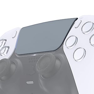 eXtremeRate New Hope Gray Replacement Touchpad Cover Compatible with ps5 Controller BDM-010 BDM-020 BDM-030 BDM-040 BDM-050, Custom Part Touch Pad Compatible with ps5 Controller - Without Controller