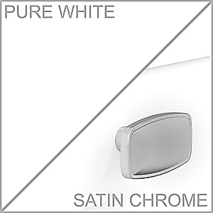 Bush Furniture Broadview L Shaped Computer Desk with Storage, 60W, Pure White