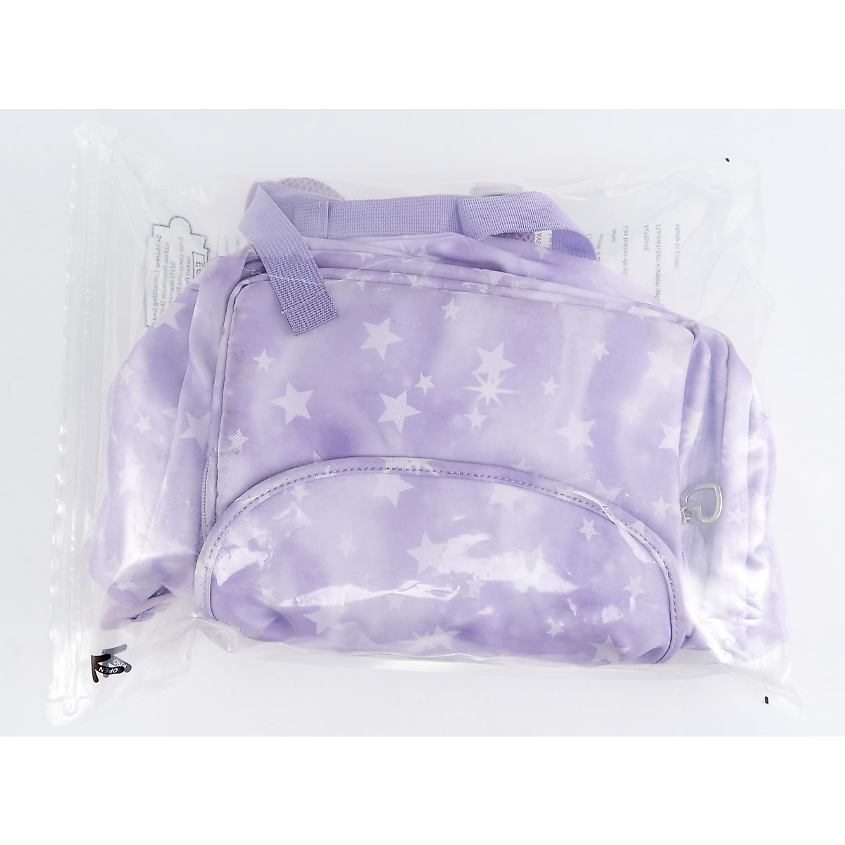 Tanou Backpacks for Girls 3PCs with Lunch Bag Pen Case, Lightweight Breathable Teens Girl Bookbags Sets for Primary Middle School, 22 Liters Cute Back Pack for Teenager 4+ Years, Purple Star