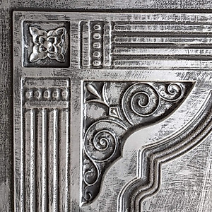 PAINTSDECOR Faux Antique tin Ceiling Tiles Painted Decor Ceiling Panels PL65 10pcs/lot