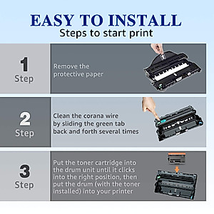 HaloFox Compatible Drum Unit Replacement for Brother DR820 DR-820 DR 820 Fit for MFC-L5900DW HL-L6200DW HL-L5100DN MFC-L5800DW MFC-L5700DW HL-L5200DWT MFC-L6700DW HL-L5200DW Printer (Black,1 Drum)