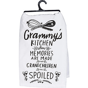 Primitives by Kathy Grammy Towel Set - Grammy is The Name Spoiling and Grammy's Kitchen Where Memories