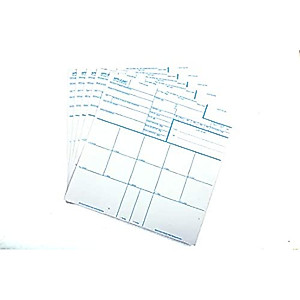 Fingerprint Cards, Applicant FD-258, 100 Pack