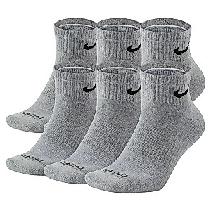 Men's Nike DRI-FIT 6-pk. ANKLE Performance Socks, S 8-12 (Multicolor)