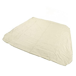 Naroote Spa Bath Rainproof Cover, Waterproof Tear Resistant Outdoor Bathtub Dust Cover Dustproof Breathable for Garden (Beige)