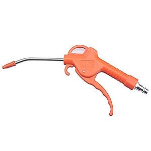 SHININGEYES Air Blow Gun Angled Bent Nozzle Pistol Grip (Orange)