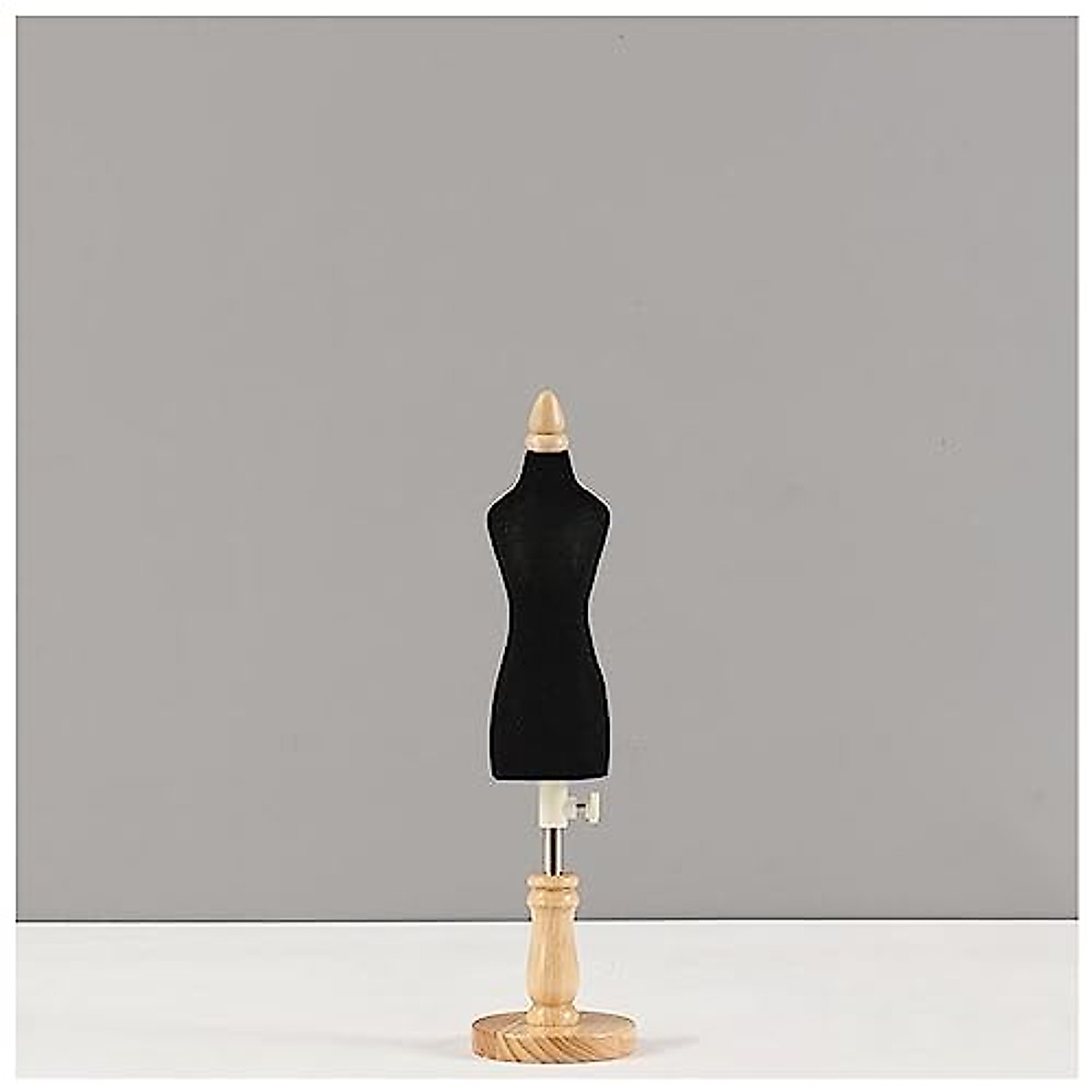 Sewing Mannequin, Mannequin Display Small Dressmakers Dummy Female, Adjustable Height, Tailor Manikins Mini Doll Dress Form Display 1/4 b