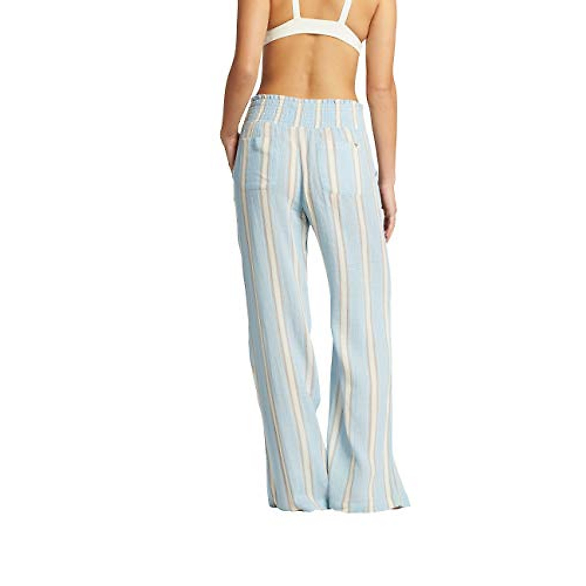 Billabong womens New Waves Stripe Pants, Clear Sky, Small US