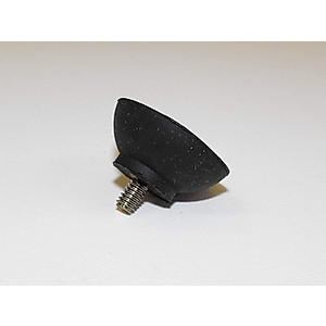 JL Missouri Parts 4X #8-32 1/4" Screw in 1" Rubber Suction Cups, 7/16" Tall, Made in USA Foot Isolator