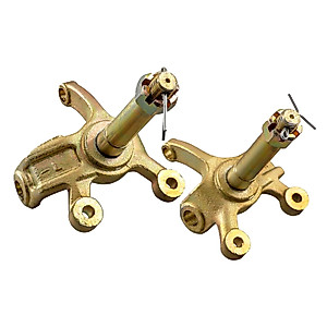 CWTD 17mm Left & Right Front Wheel Steering Knuckle Spindle for 70cc110cc 125cc ATV Quad Wheel Hub Go Kart ATV Quad Buggy