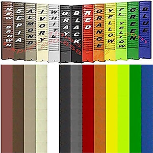 Sentry Model Custom30 Lockable Security ID Card Rack, 30 Pocket, Black