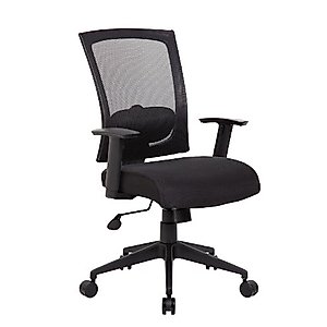 Boss Office Products Mesh Back Task Chair in Black