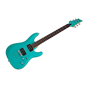 Schecter C-6 Deluxe 6-String Electric Guitar (Right-Hand, Satin Aqua)
