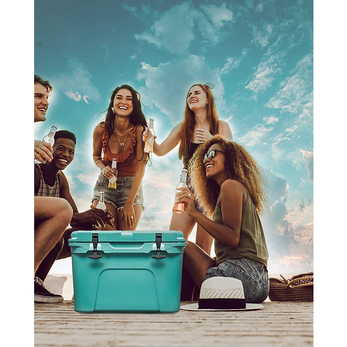 ALIENSX Cooler Latch Replacements (2-Pack) - Universal Fit for Yeti & RTIC Coolers, Durable Non-Slip Rubber T-Grip Handles, Heavy-Duty Replacement Latches for Easy Installation & Maintenance