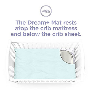 Hubble Connected Dream+ Non-Wearable, Smart Wi-Fi Enabled Baby Movement Monitor for Heart-Rate and Breathing Supervision, HD Baby Camera with Preloaded Soothing Sounds & White Noise - FSA/HSA Eligible