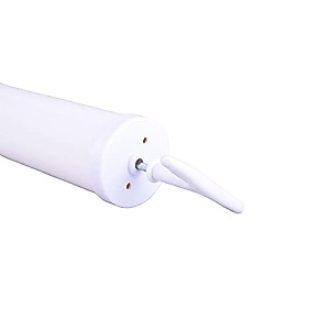 Mallofusa Hand Plastic Compressed Vacuum Space Manual Air Deflation Pump for Vacuum Seal Storage Bags White 9.3 x 1.5 Inch