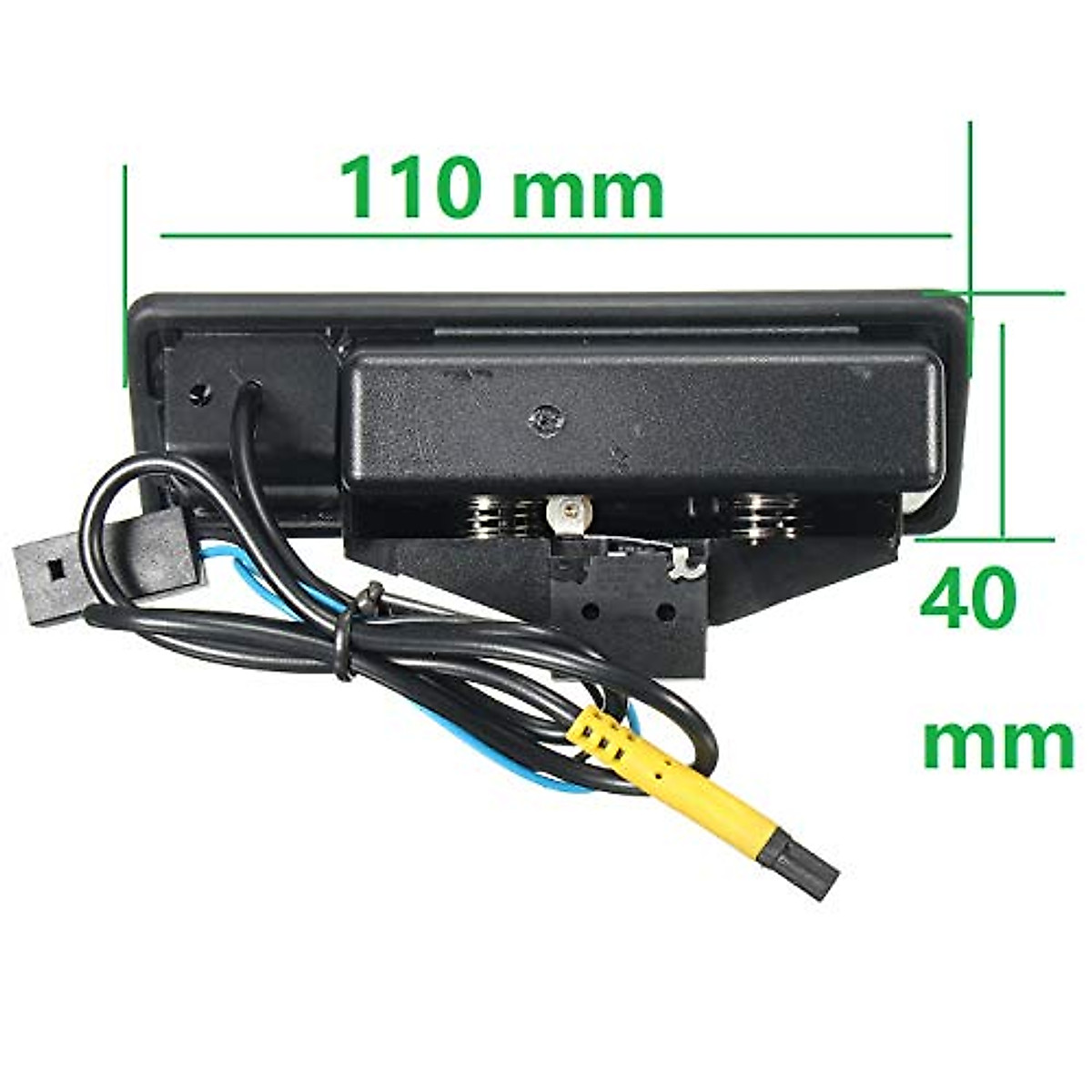 HD 1280x720p Rear Reversing Backup Camera Rearview License Plate Camera Night Vision Ip68 Waterproof Compatible for X5 X1 E39 E53 E82 E88 E84 E90 E91 E92 E93 E60 E61 E70 E71 E72 2002-2011