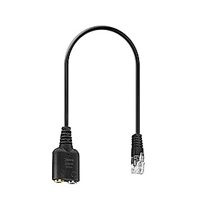 Onvian RJ9 Male to 3.5mm Female Plug Headset Jack Phone Audio Adapter Cable