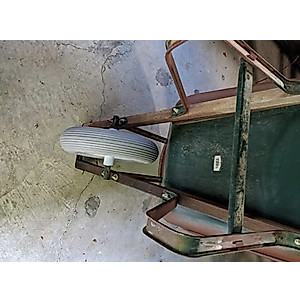 Rocky Mountain Goods Flat Free Wheelbarrow Wheel 16" - 500 lbs. Load Rating - for 6 & 8 Cubic ft. wheelbarrows Including Jackson, True Temper, Ames, Ace - 5/8" axle