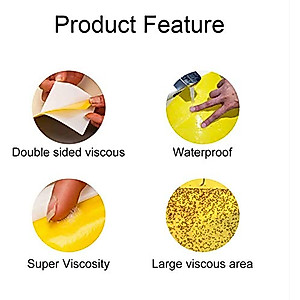 Faicuk 20-Pack Dual-Sided Yellow Sticky Traps for Flying Plant Insect Like Fungus Gnats, Aphids, Whiteflies, Leafminers - (6x8 Inches, Twist Ties Included)