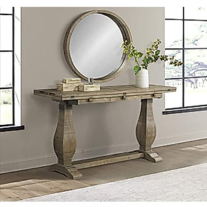 Martin Svensson Home Napa Flip Top Sofa Console Table, Reclaimed Natural