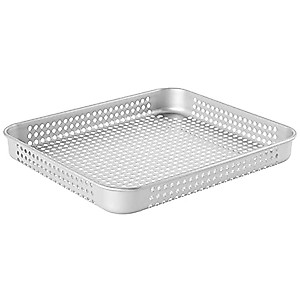 Cuisinart ANS-TOA2528 Non-Stick Airfryer Basket & AMB-TOBCS Toaster Oven Baking Pan, Silver, 11.2 (l) x 10.7 (w) x 0.8 (h) inches