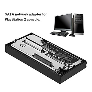 SATA Interface Network Adaptor,HDD Hard Disk Adapter Support up to 2TB for 2.5" and 3.5" SATA HDD,Replacement for PS2 2