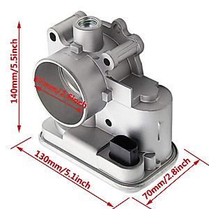 04891735AC Electronic Throttle Body with IAC TPS,Compatible with 2.0L 2.4L Chrysler 200,Sebring Dodge Avenger Caliber Journey Compass Patriot Years 2007-2017 Replaces 977025,4891735AD,4891735AB