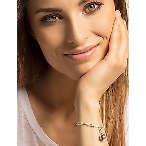 925 Sterling Silver Paperclip Chain Bracelet 4mm Silver Bracelet for Women Men Silver Bracelet 6.5-9 Inches (Silver 4mm, 7)