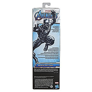 Avengers Marvel Titan Hero Series Black Panther Action Figure, 12-Inch Toy, Inspired by Marvel Universe, for Kids Ages 4 and Up
