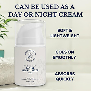 Anise Facial Moisturizer Cream from Plant Extracts & Oils That Truly Moisturizes, Can Help Soften & Sooth, Lightweight, Not Greasy, For ALL Skin Types