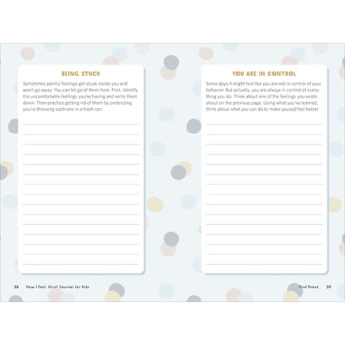 How I Feel: Grief Journal for Kids: Guided Prompts to Explore Your Feelings and Find Peace