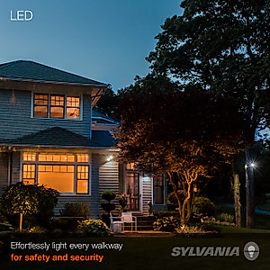 Sylvania Night Chaser LED BR30 Light Bulb, 100W = 15.5W, Dimmable, 10 Year, Super Bright, 1450 Lumens, 5000K, Daylight – 1 Pack (41105)