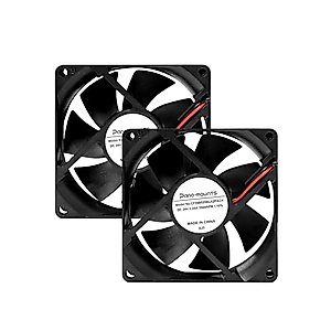 80mm 24V DC Cooling Fan CF8025 High Speed 24V 80mm 25mm 2Pin PC Exhaust Muffin Fan Low Noise 3500RPM 2-Pack