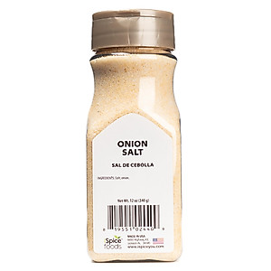 iSpice ONION SALT & SEASONING | A fast cooking fix for any recipe | 12oz (340g)