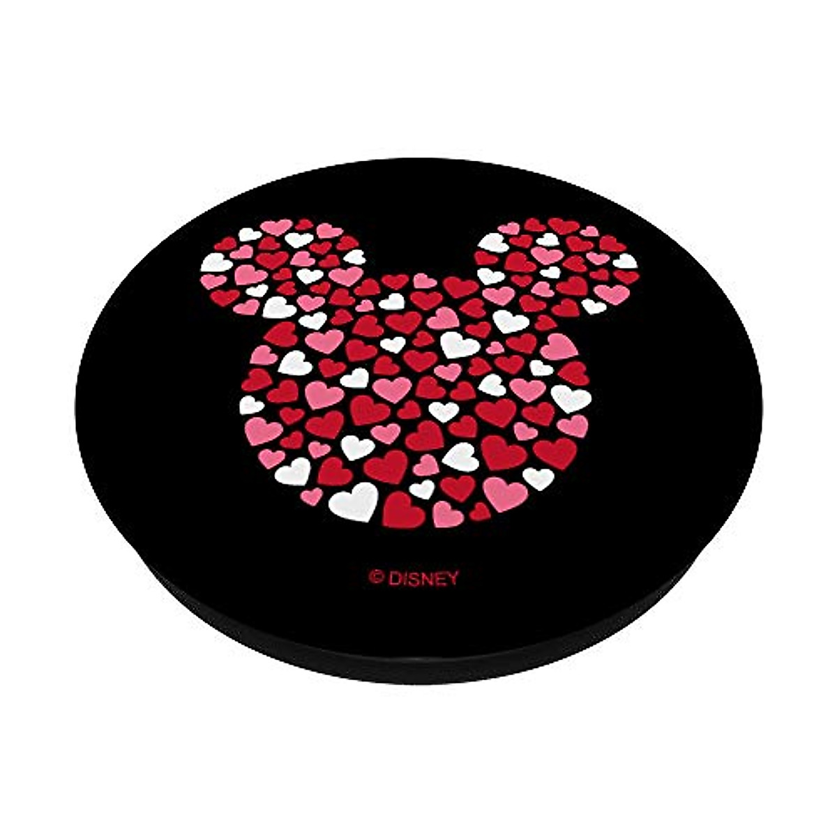 Disney Mickey Mouse Icon Pink Hearts Valentine's Day PopSockets PopGrip: Swappable Grip for Phones & Tablets
