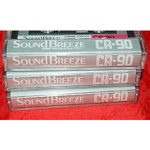 SNC Sound Breeze CR90 Blank Audio Cassette Collectible Rare New Soda Nikka