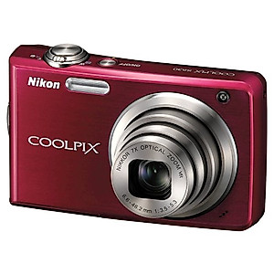 Nikon Coolpix S630 12MP Digital Camera with 7x Optical Vibration Reduction (VR) Zoom and 2.7 inch LCD (Ruby Red)