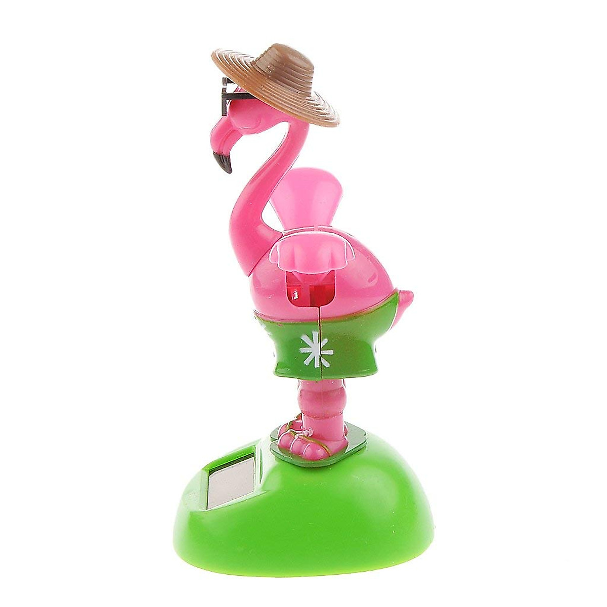 2pcs Solar Powered Car Toy Animal Solar Powered Dancing Dolls Dancing Cactus Crane Home Car Ornament Kids Toys Gifts