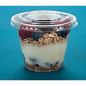 Golden Apple Cup series, 9oz Clear Plastic cups with Flat lids no hole 30sets