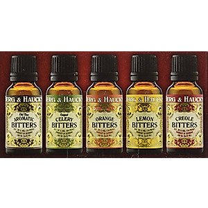 Berg & Hauck's Cocktail Bitters Sampler Set - Pack of 5