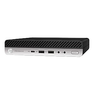 HP Business Desktop ProDesk 600 G5 Desktop Computer - Core i5 i5-9500T - 16 GB RAM - 256 GB SSD - Desktop Mini - Windows 10 Pro 64-bit - Intel UHD Graphics 630 - English Keyboard - Wireless LAN - Blue
