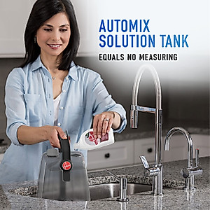 Hoover, Red Power Scrub Deluxe Carpet Cleaner Machine, Upright Shampooer, with Storage Mat, FH50150B