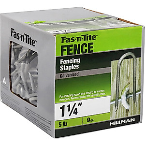 Hillman Fasteners Hot Dipped Galvanized Fence Staple #9 x 1-1/4"