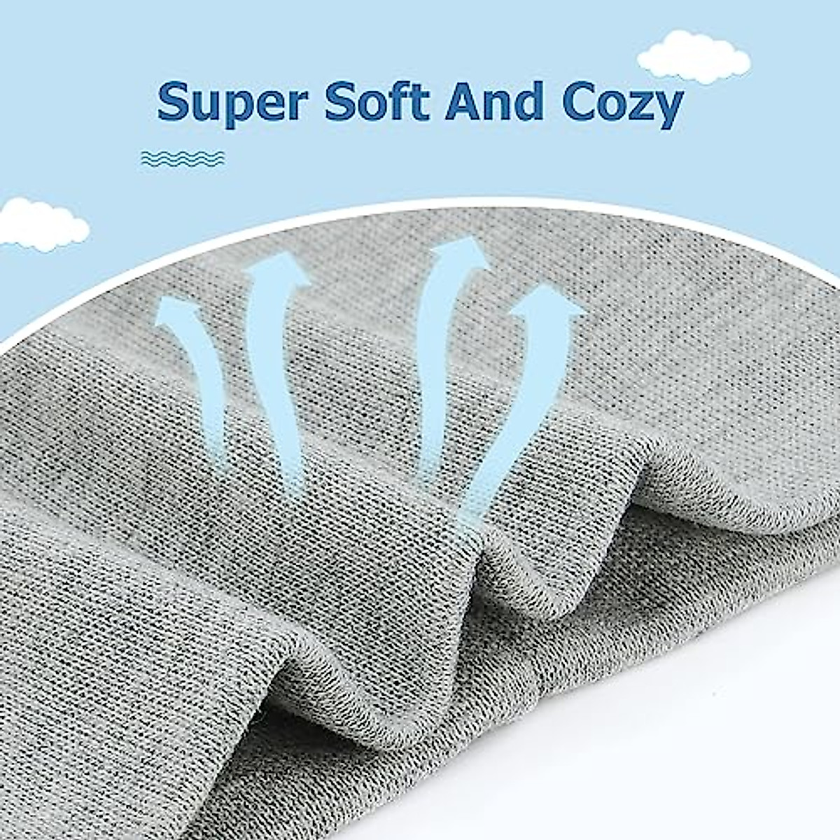 Zando Baby Hats and Mittens Unisex Infant Beanie Caps Newborn Hospital Hat with Scratch Mitten Set for Baby Boys Grils 4 Pack 2 One Size