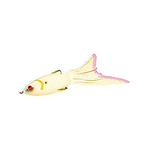 Strike King (HAPP-665) Hack Attack Pad Perch Soft Bait Fishing Lure, 665 - Bone, 1/2 oz, Big Strong Double Hook