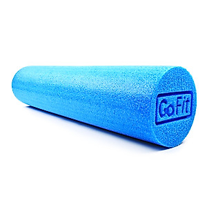 GoFit Foam Roller and Manual - Pre and Post Workout Muscle Relief, 24"