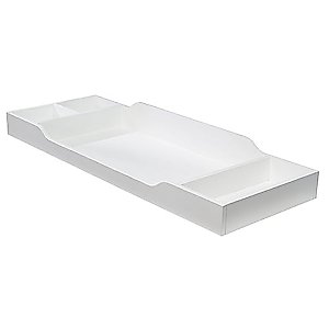 Sorelle Furniture Changing Table Topper for Dresser, Dressing and Diaper Changing Solution for Baby Dresser, Nursery Furniture-White